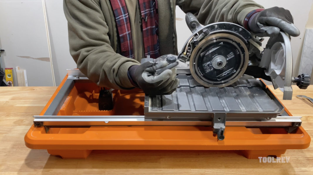 RIDGID R4031S 7'' Wet Tile Saw - ToolRev