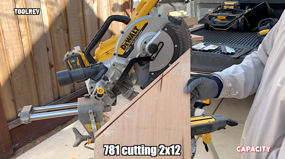 DEWALT 60V MAX 12” MITER SAW DCS781 vs DHS790 | ToolRev