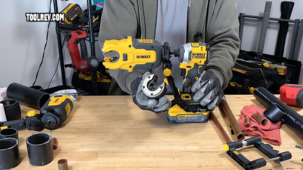 DeWalt Copper Pipe Cutter Attachment: Impact Connect - ToolRev